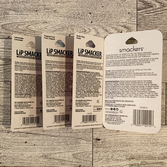 Lip Smackers | Makeup | Lip Smacker Best Flavor Forever 4piece Lip Balm ...